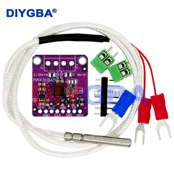 MAX31865 PT100 to PT1000 RTD-to-Digital Converter Board Temperature ...