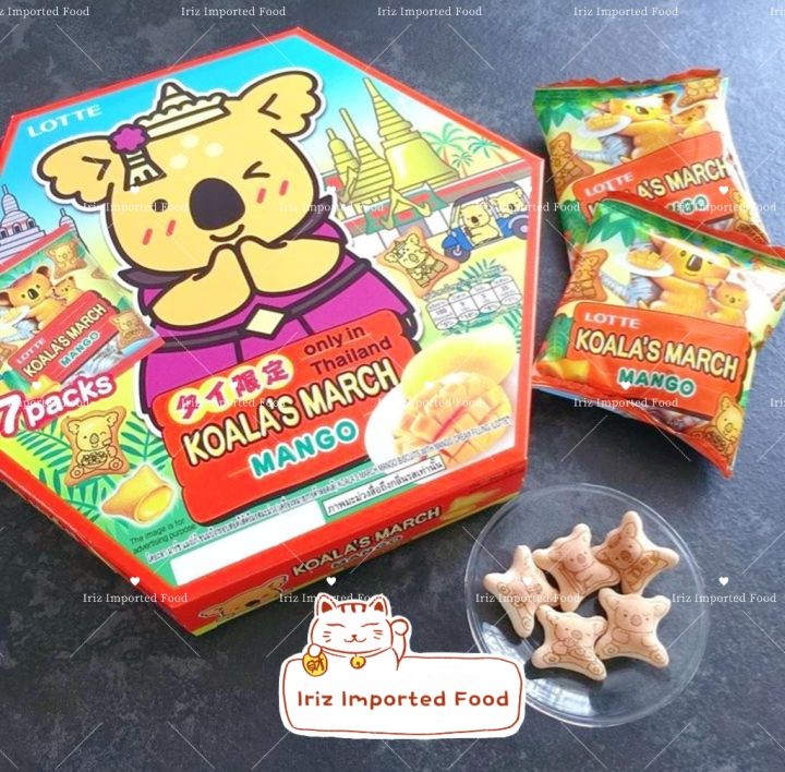 โคอะลา มาร์ช ขนมปังกรอบสอดไส้ครีมมะม่วง Koala's March Mango Biscuit ...