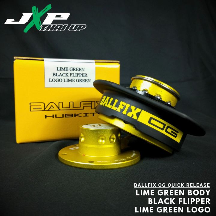 Lime Ballfix OG Car Steering Wheel Quick Release Elevo Thailand | Lazada PH