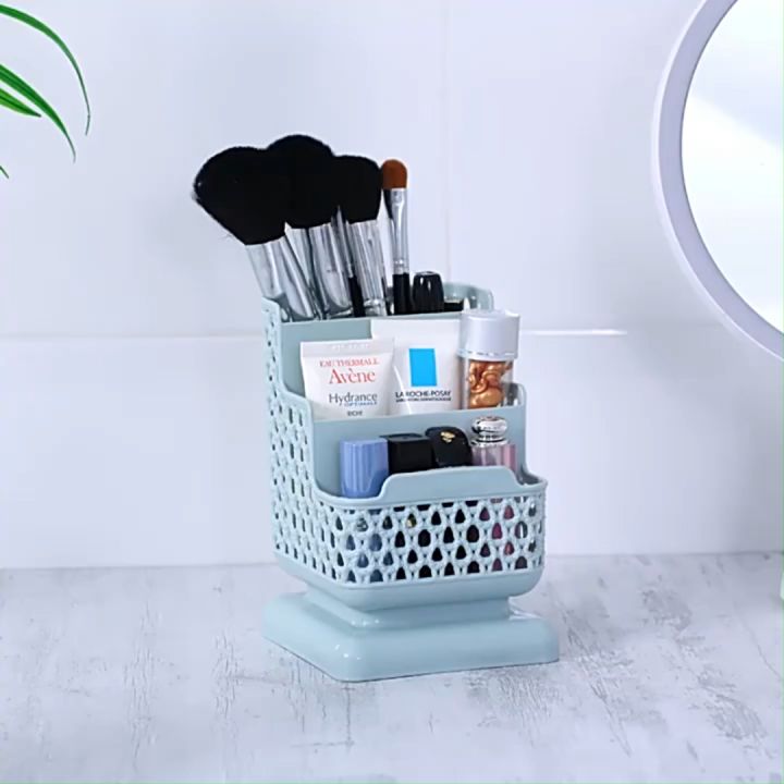 Multi-purpose Table organizer Desktop Organzer 3-Compartment Plastic ...