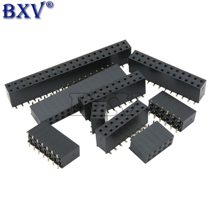SMT 2.54mm Double Row Female Breakaway PCB Board Pin Header Socket Connector Pinheader 2 * 2/3/4 ...