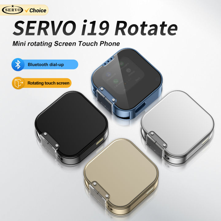 SERVO i19 Rotate Mini Touch Mobile Phone Dual SIM Standby Bluetooth ...