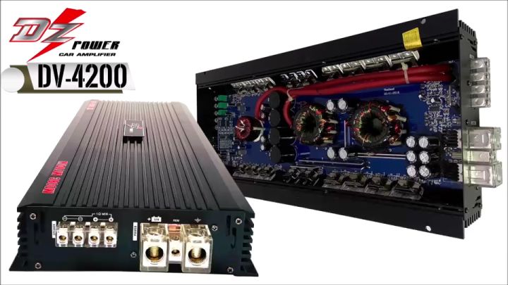 เพาเวอร์แอมป์รถยนต์ DZ POWER รุ่นDV-4200 คลาส AB 4CH แอมป์ขับลำโพงเสียงกลาง-แหลม ตัวแรง ราคา ...