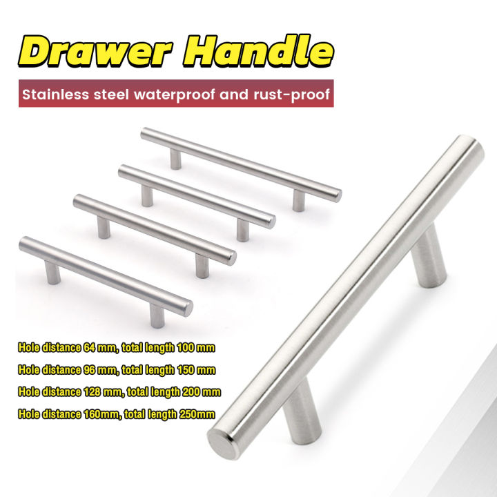 Digeo Stainless Steel Cabinet Drawer Handle Wardrobe Cabinet Handles ...