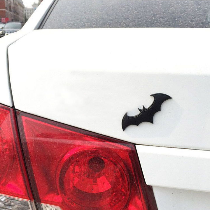 Metal 3D Bat Stickers Auto Car Logo Cartoon Bat Sticker Metal Badge ...
