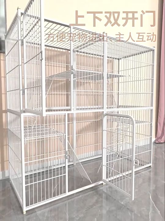 Sangkar Kucing Besar Murah 4 Tingkat 2 Level Cat Cage Big Size Large ...