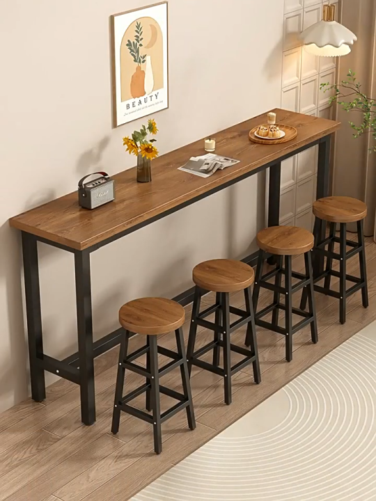 LALA Bar Table Long Bar Table High Bar Stool simple bar table Dining ...