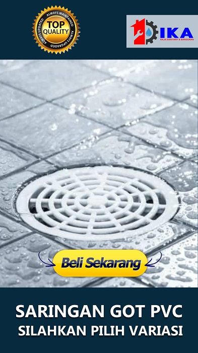 SARINGAN GOT MANGKOK TEBAL PVC KAMAR MANDI TOILET PLASTIK FLOOR DRAIN ...