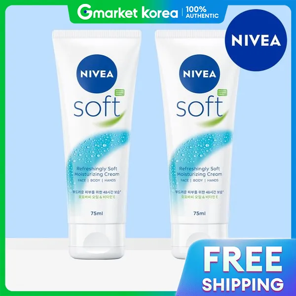 NIVEA | Nivea Soft Refreshing Moisturizing Cream 75ml 2-Pack | Lazada PH