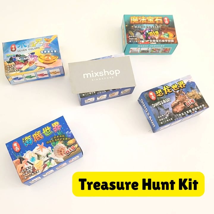 mixshop Kids Treasure Hunt Kit, Treasure X Excavation Kit, Kids Party ...