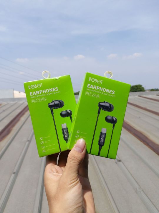 ROBOT REC 240S Earphones High-Definition Sound Quality Metal Cavity ...