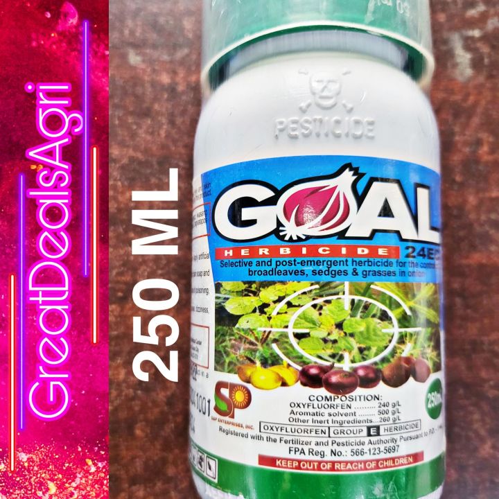 GOAL 24EC OXYFLUORFEN HERBICIDE (250mL) NUTRICHEM | Lazada PH