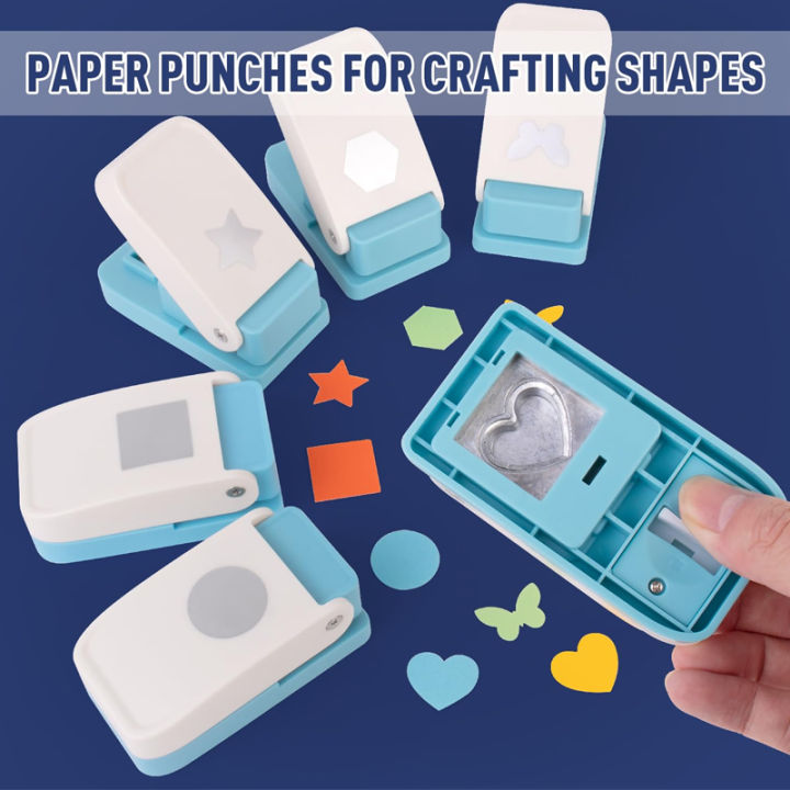 1 Inch Craft Shape Punch Tool Square round Hexagonal Star Hole Punch ...