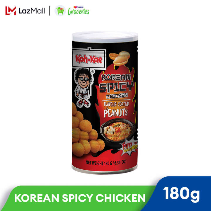 Koh-Kae Coated Peanuts 180g - Korean Spicy Chicken | Lazada