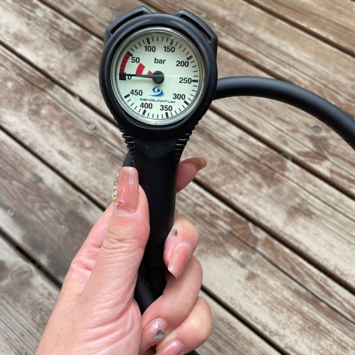 Diving Bottle Pressure Gauge Oxygen Bottle Dual Triple Pressure Gauge ...