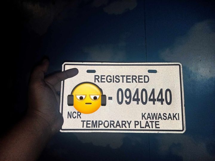 MC NEW PLATE REFLECTORIZED | Lazada PH