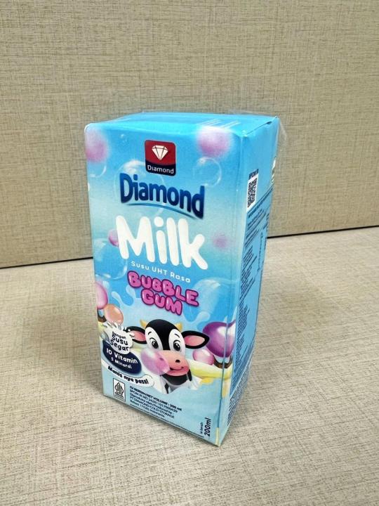 Uht Milk 125ml Bubble Gum Diamond | Lazada Indonesia