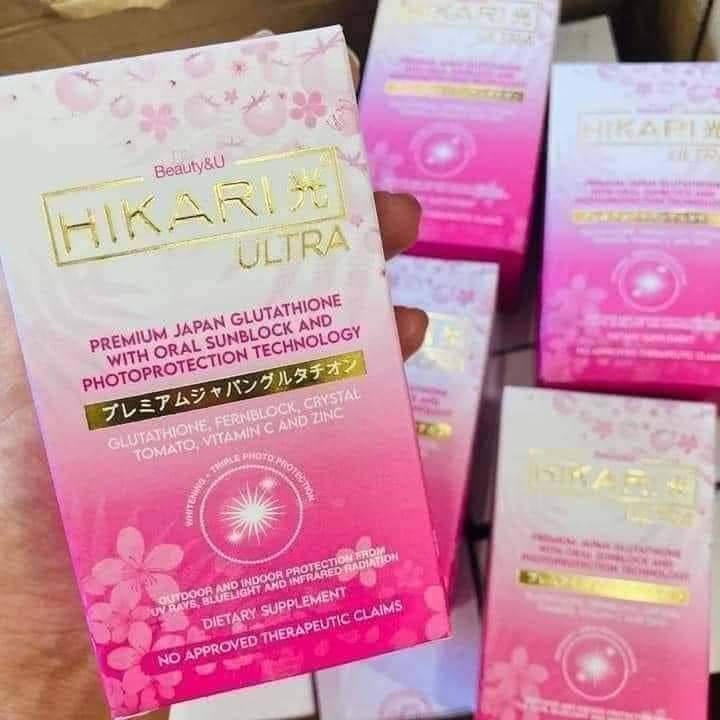 original hikari ultra premium glutathione 60 capsules | Lazada