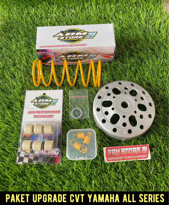 PAKET HARIAN MOTOR YAMAHA UPGRADE CVT MOTOR MATIC YAMAHA ALL SERIES PAKET JENGAT PAKET NGEBUT ...