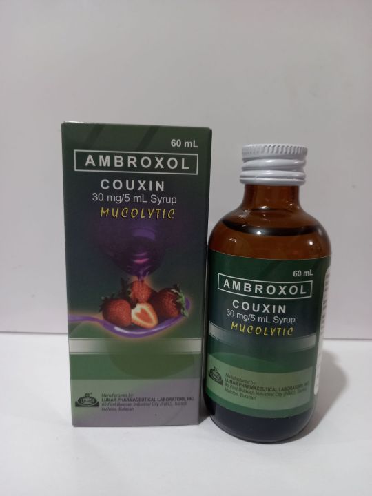 AMBROXOL COUXIN 15MG/ 5ML SYRUP 60ML (MUCOLYTIC) | Lazada PH