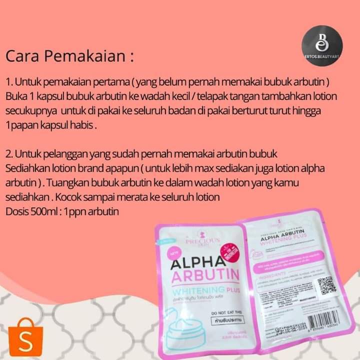 Alpha Arbutin Whitening Plus skin Whitening Booster | Lazada Indonesia