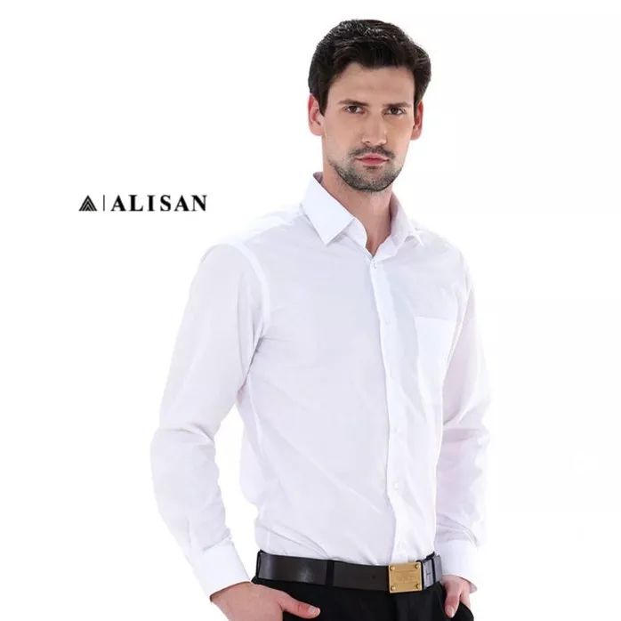 Kemeja Alisan polos Slimfit Putih Lengan panjang | Lazada Indonesia