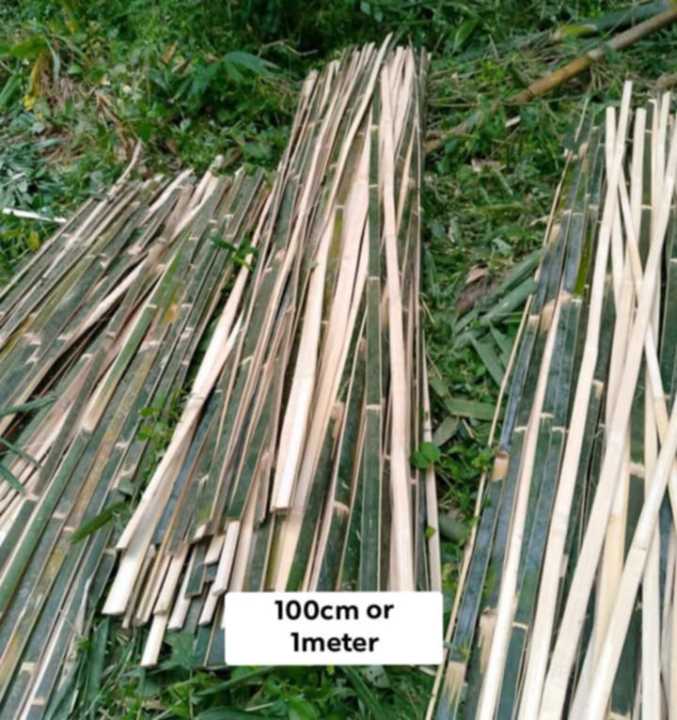 10pcs - 1meter, 100cm Native Bamboo slat, Kawayan na pang sahig ...