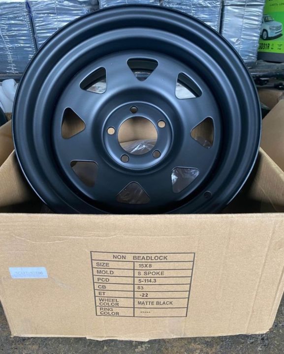 Steel Rims Steelies 5x114 5x139 6x139 15x8 16x8 17x8 | Lazada PH