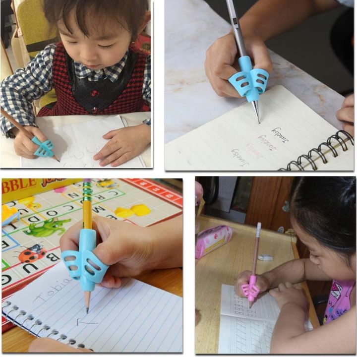 Eversalute Pencil Grips For Kids,Handwriting Posture Correction,Non ...
