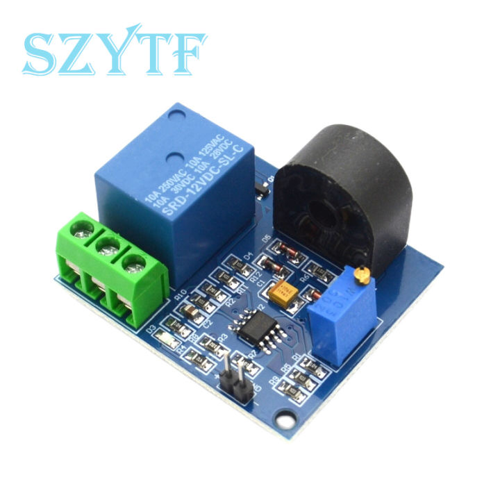 Ac Current Detection Sensor Module 5v 12v Relay Protection Module 5a