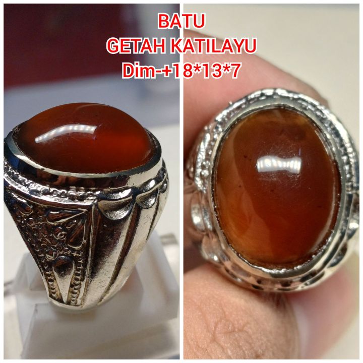 BATU GETAH KATILAYU CINCIN ALPAKA | Lazada Indonesia