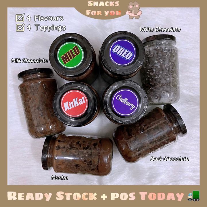 Ready Stock🍫NEW FLAVOUR HALAL 350g ChocMons Halal White Chocolate Mocha ...