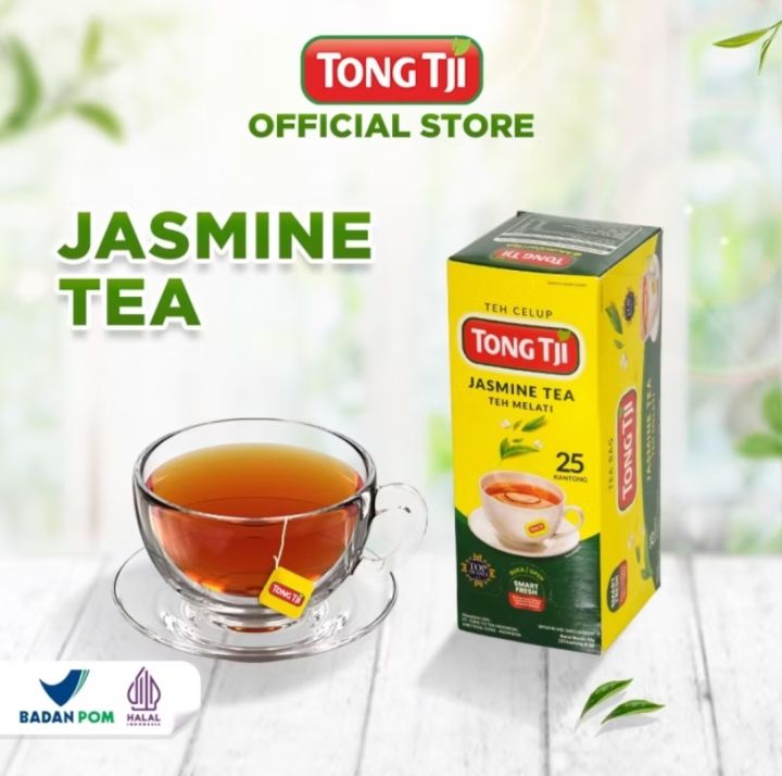 Tong Tji Jasmine Tea dengan amplop 25s - Teh celup per pack | Lazada ...