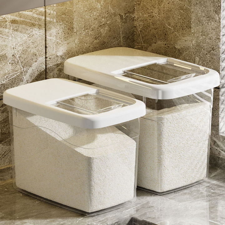 Royalstar 12.5KG Rice Storage Container Transparent Square Rice Storage ...