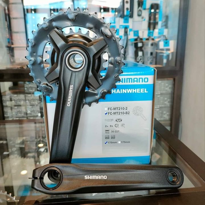 Original 101 Shimano Mt210 Hollowtech 2x 36 22t 170mm Lazada Ph