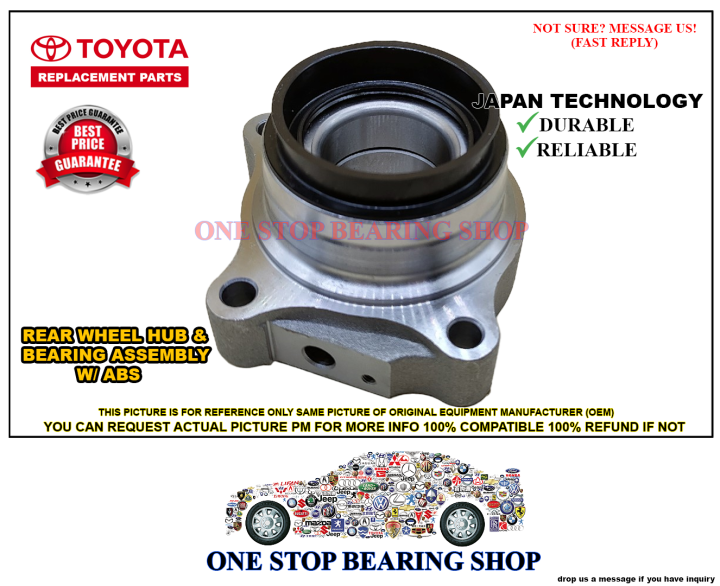 42460-26020 / 2DACF049N-6ER / BRANDNEW JAPAN TECHNOLOGY REAR WHEEL HUB ...