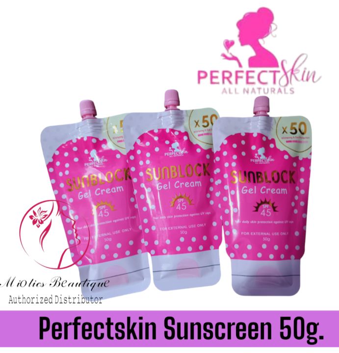 Perfectskin Sunblock Gel Cream spf50 | Lazada PH