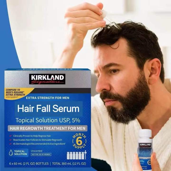 Minyak Jambang Pelebat Rambut & Jambang Lelaki 5% Anti Hair Loss | Lazada