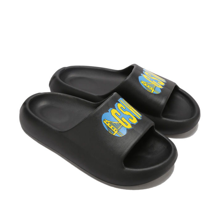 URBANPIPE GSW NBA Slippers For Men Muffin Thick Non Slip Latest Slides ...