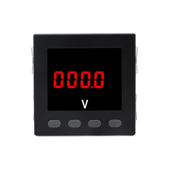 Single Phase Voltage Meter 96*96mm LED Smart Digital Meter AC220V ...