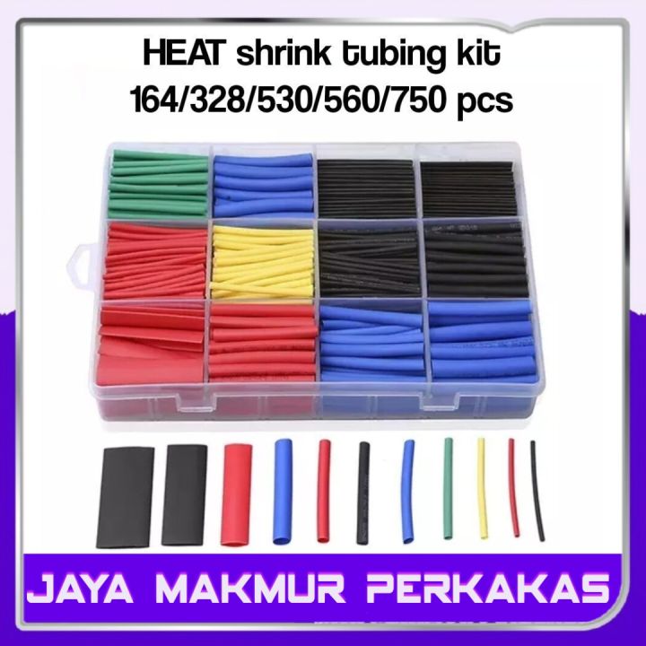 ISOLASI BAKAR HOT HEATSHRINK KABEL WARNA 560 PCS/ 530 pcs //isolasi ...