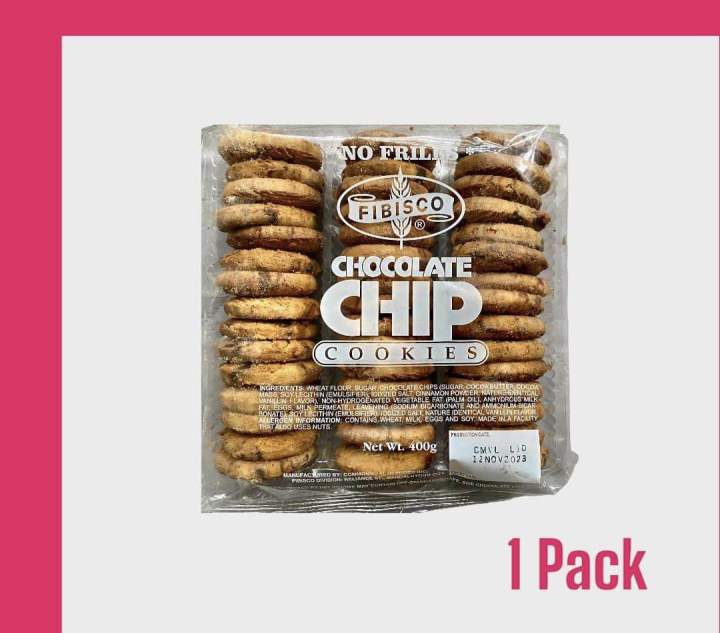 Fibisco Chocolate Chip Cookies 400g | Lazada PH