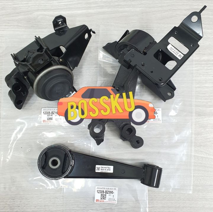 3 IN 1 SET - ENGINE MOUNTING KIT - PERODUA BEZZA/ AXIA 1.0 (2017-2022 ...