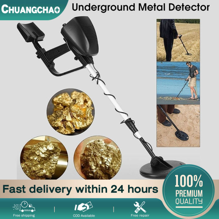CHUANGCHAO[Waterproof +Rod Ajustable]metal detector for gold, gold ...