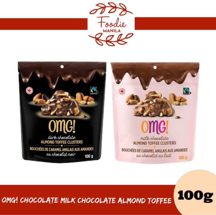 OMG! Chocolate Milk Chocolate Almond Toffee Clusters [Foodie Manila ...