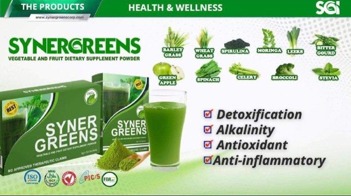 SYNERGREENS 1 BOX (30 SACHETS) | Lazada PH