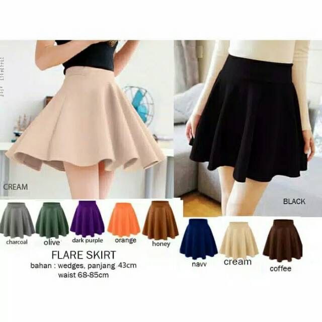 ROK MINI//ROK LEBAR//ROK PREMIUM | Lazada Indonesia