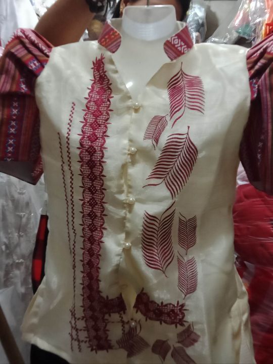 Modern ETHNIC BARONG, Ladies Barong etnic dual deisgn | Lazada PH