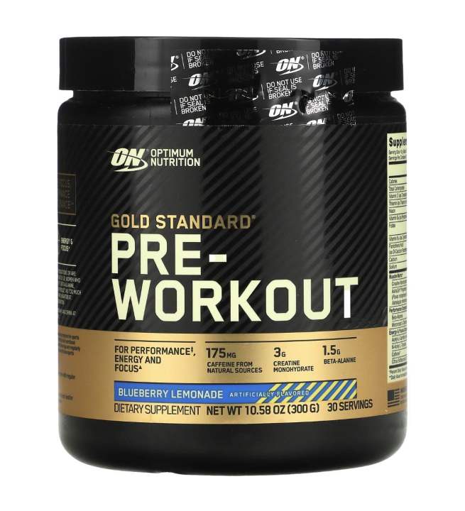 ON (Optimum Nutrition) Gold Standard Pre Workout Powder with Creatine ...
