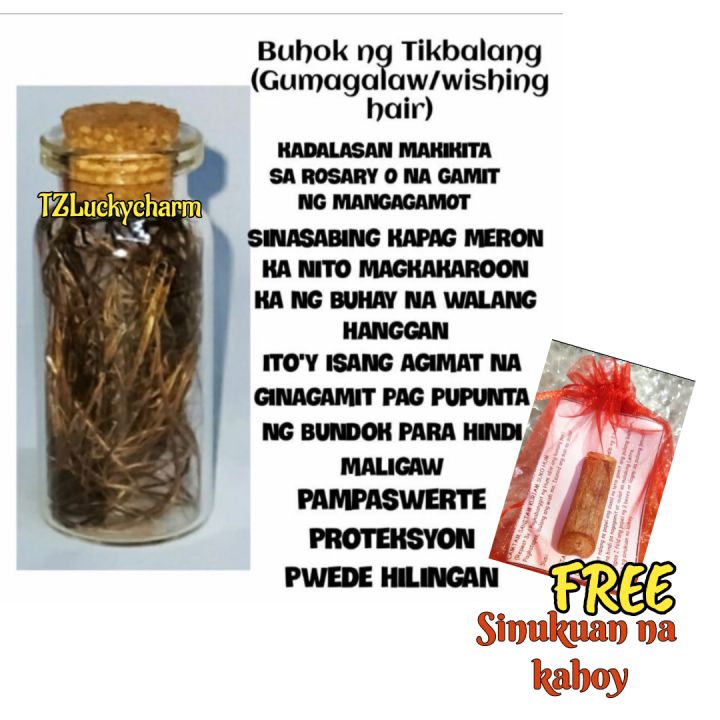 Buhok ng Tikbalang (wishing hair in a bottle/Gumagalaw)Pampahaba ng ... Buhok ng Tikbalang (wishing hair in a bottle/Gumagalaw)Pampahaba ng ...